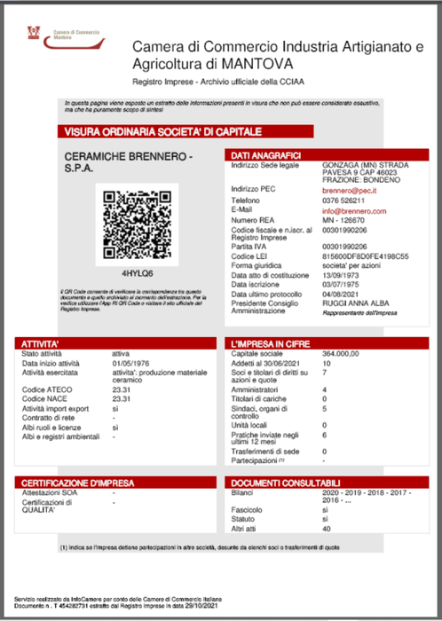 Top Visure - Top Companies Profiles :: Top Tiles Alfredo Ballarini